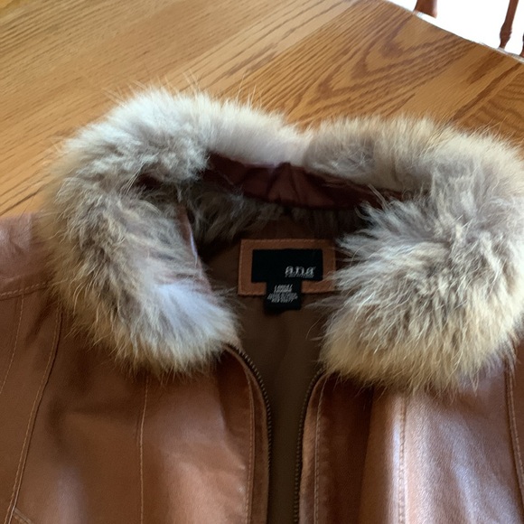 a.n.a | Jackets & Coats | Ana Fur Collar Leather Jacket | Poshmark